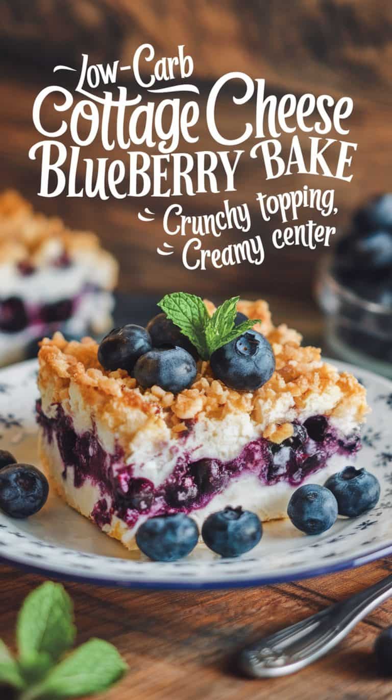 Who Has The Best Low-Carb Cottage Cheese Blueberry Bake? - Long ...