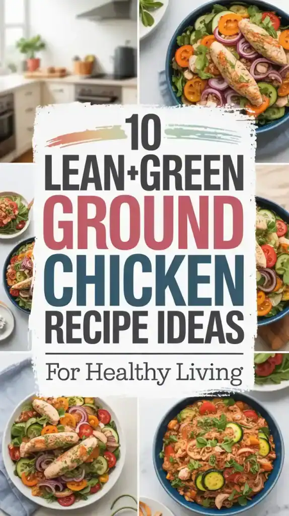 10 Lean‑Green Ground Chicken Recipe Ideas for Healthy Living - Long ...