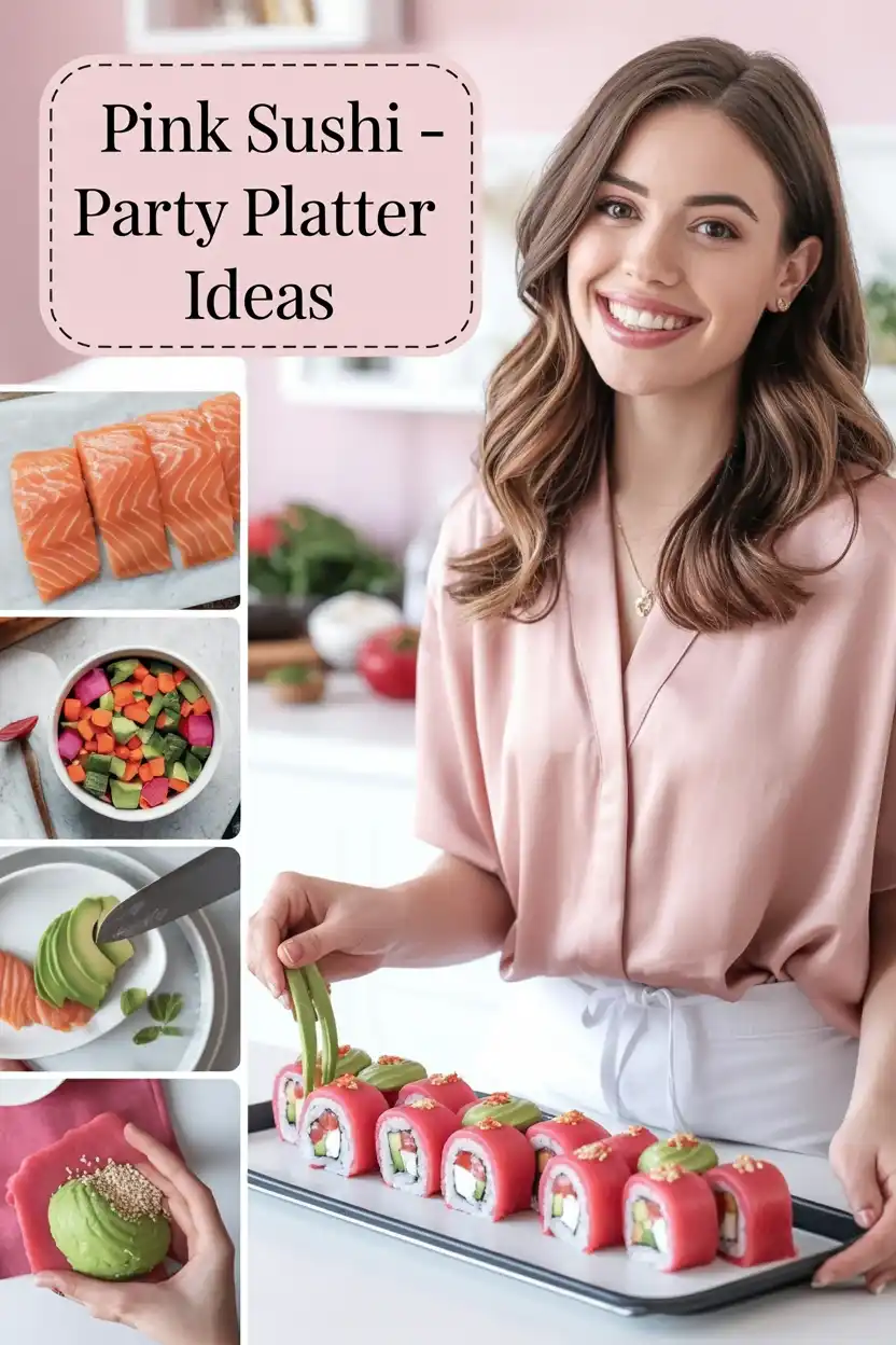 Pink Sushi - Party Platter Ideas - Long Suppering Food Ideas