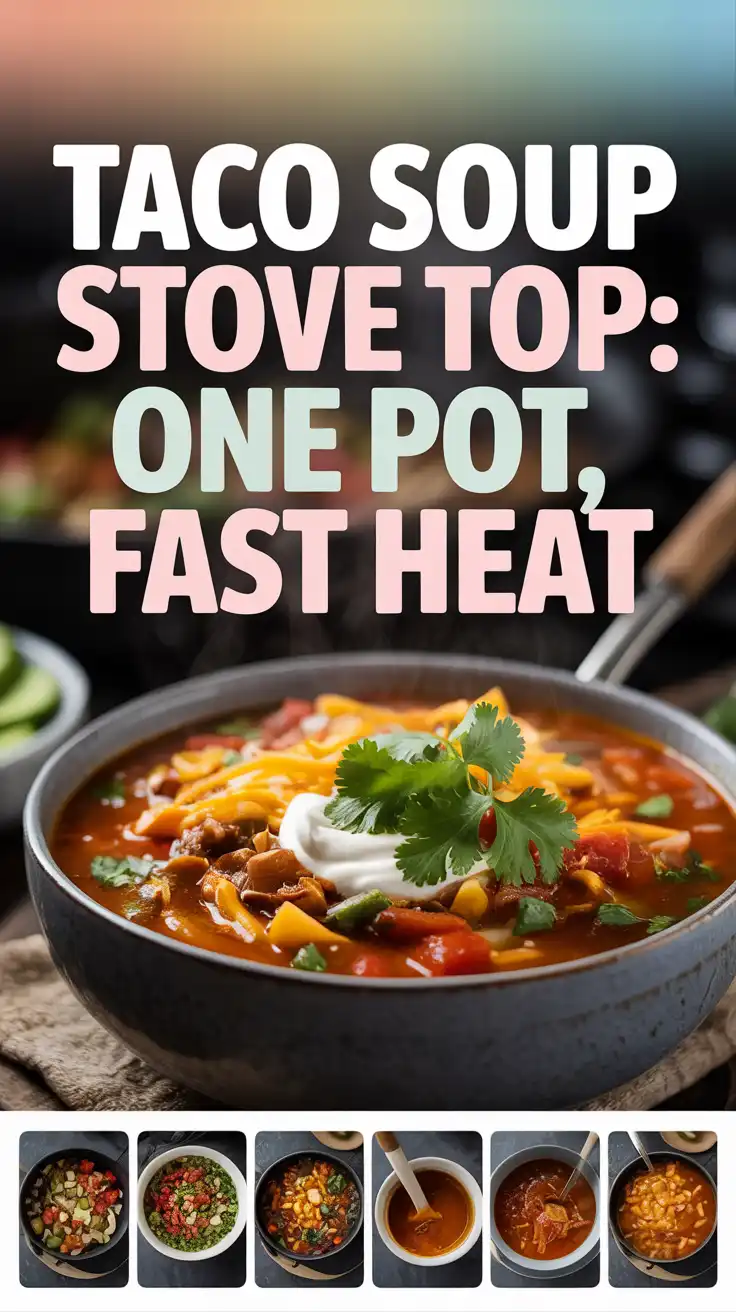 Taco Soup Stove Top: One Pot, Fast Heat - Long Suppering Food Ideas