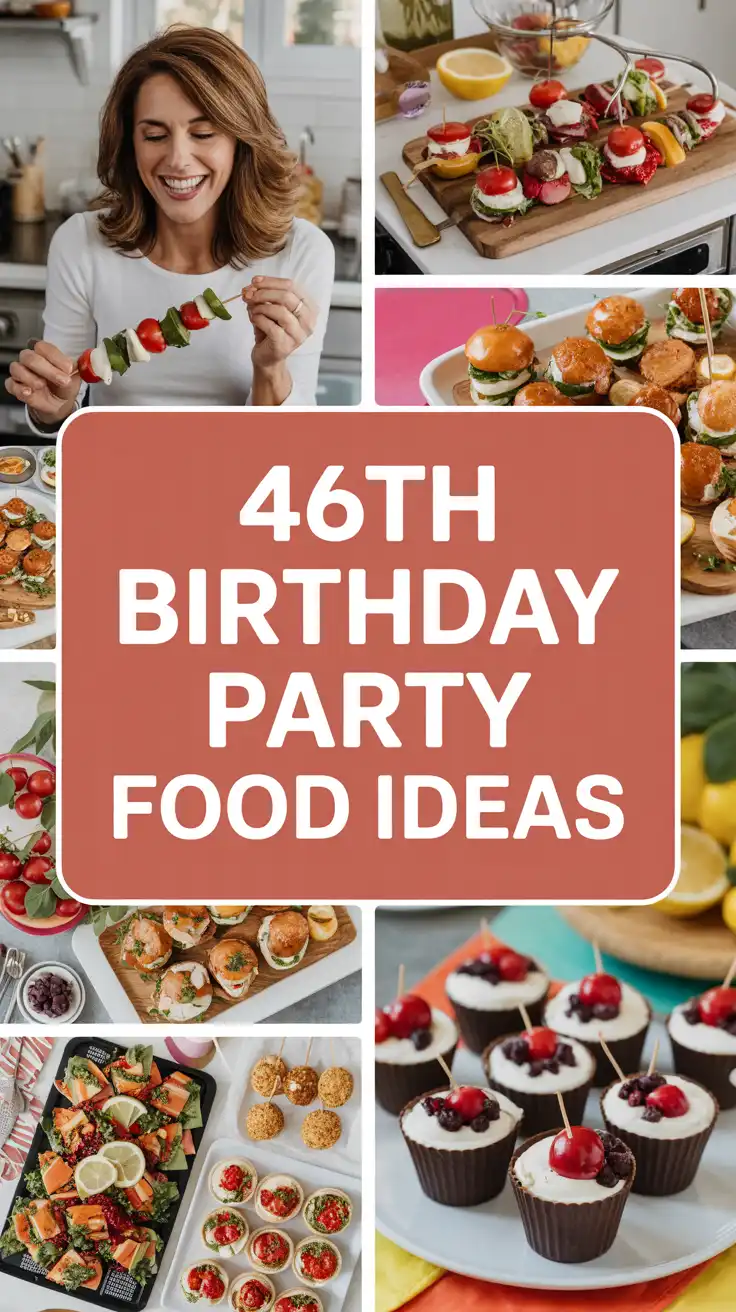 46th Birthday Party Food Ideas - Long Suppering Food Ideas