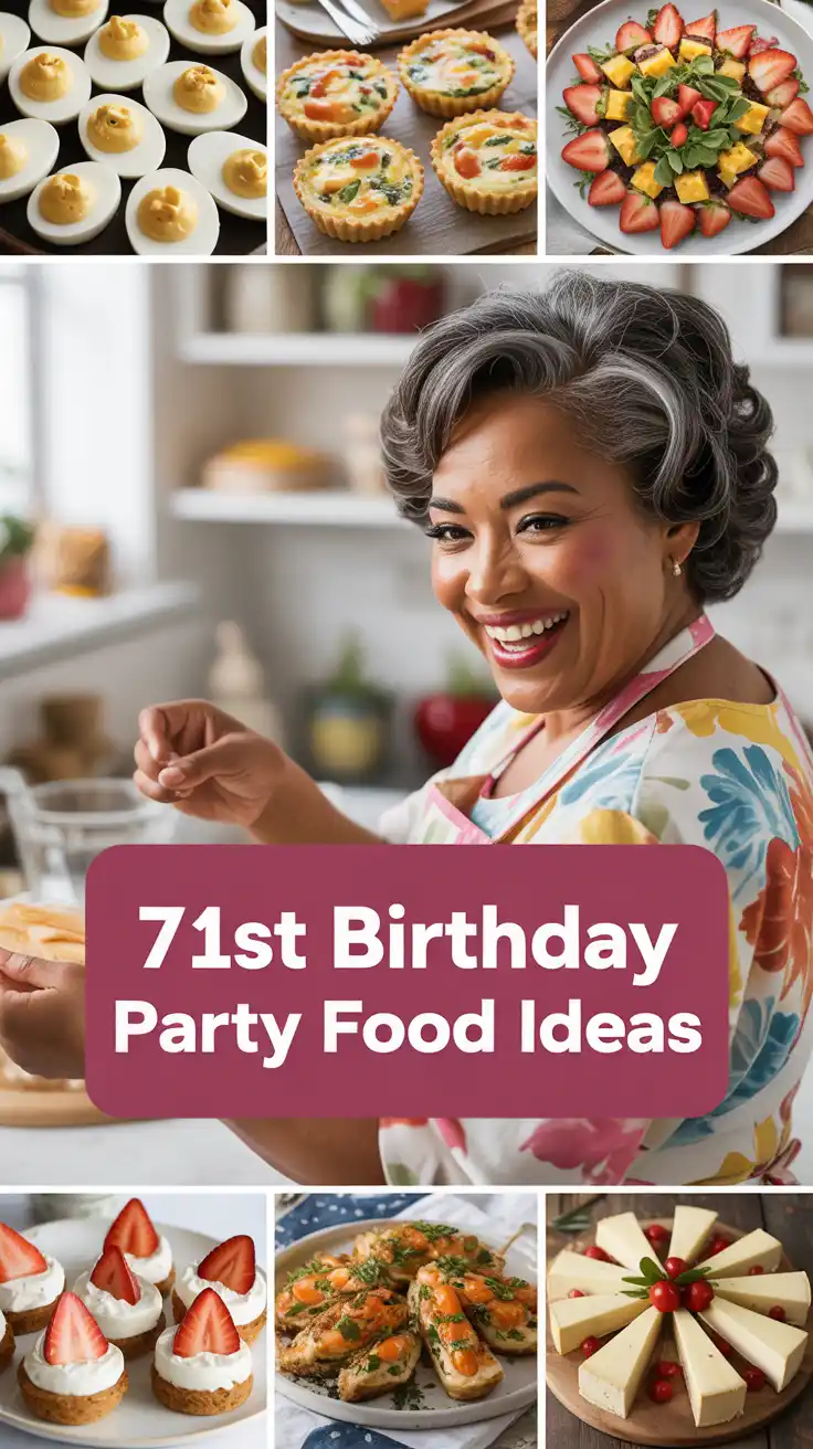 71st Birthday Party Food Ideas - Long Suppering Food Ideas