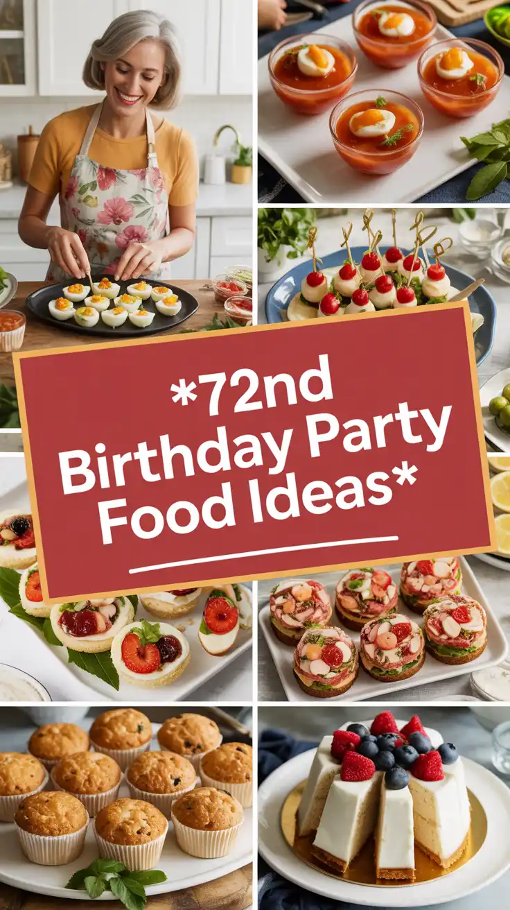 72nd Birthday Party Food Ideas - Long Suppering Food Ideas