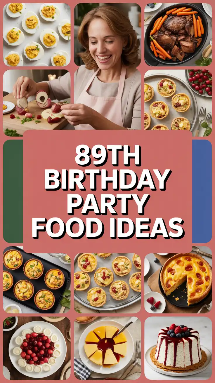 89th Birthday Party Food Ideas - Long Suppering Food Ideas