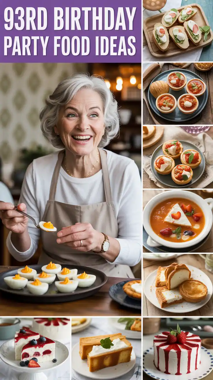 93rd Birthday Party Food Ideas - Long Suppering Food Ideas
