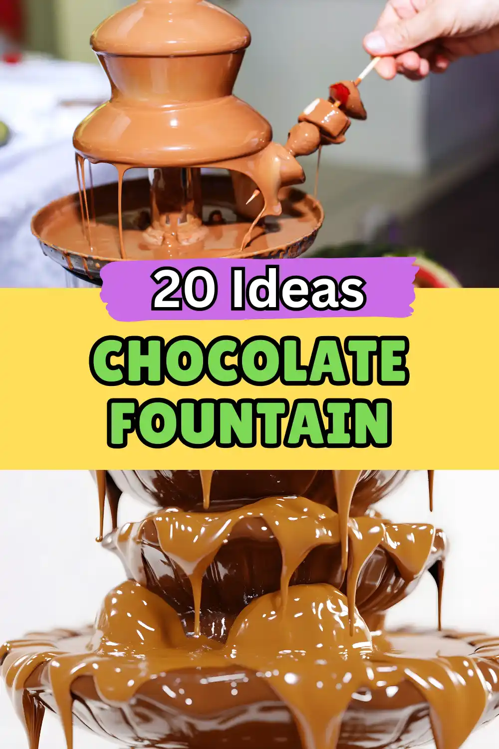 20 Chocolate Fountain Ideas That Actually Work - Long Suppering Food Ideas