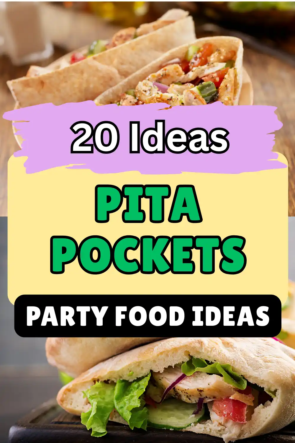 Fun and Simple Pita Pockets for Entertaining - Long Suppering Food Ideas